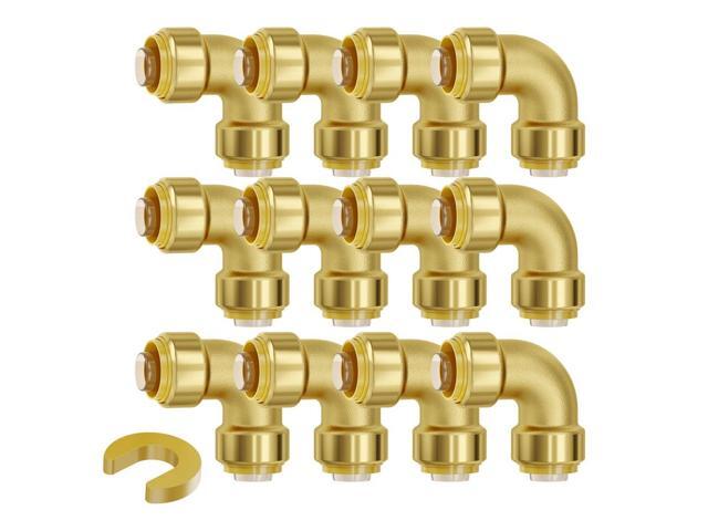Click here for VEVOR Pipe Fittings 1/2 12PCS Brass Pipe Fittings... prices