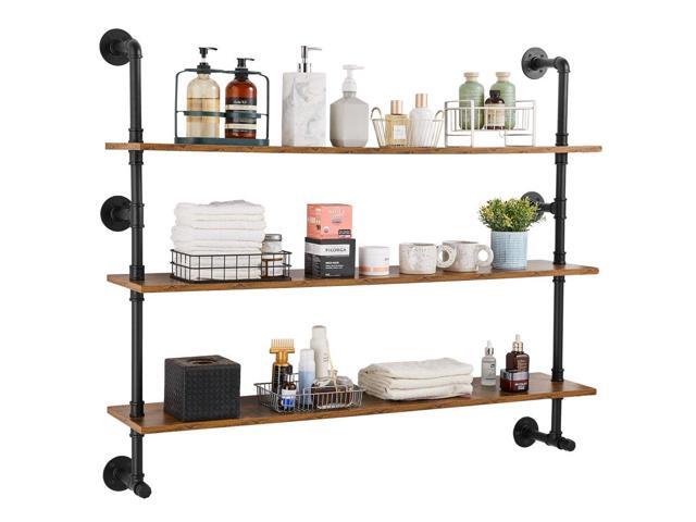 Click here for VEVOR Industrial Pipe Shelf 3 Tier 48x9.84in Wall-... prices