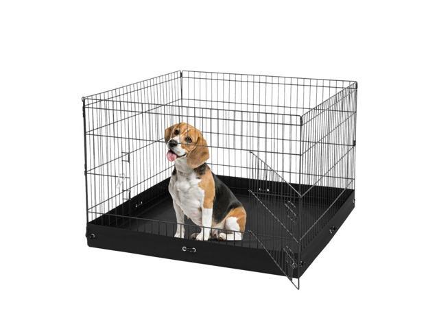 Click here for VEVOR Dog Playpen 4 Panels Foldable Metal Dog Exer... prices