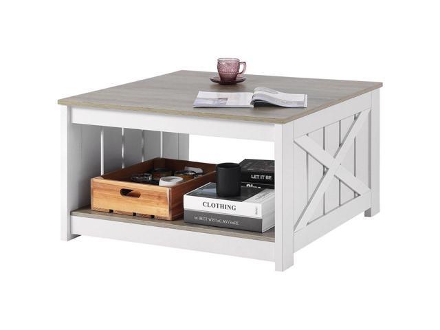 Click here for VEVOR 31.5 Farmhouse Coffee Table Square Table wit... prices