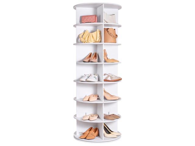 Click here for VEVOR 7 Tiers Rotating Shoe Rack Tower  360°Spinni... prices