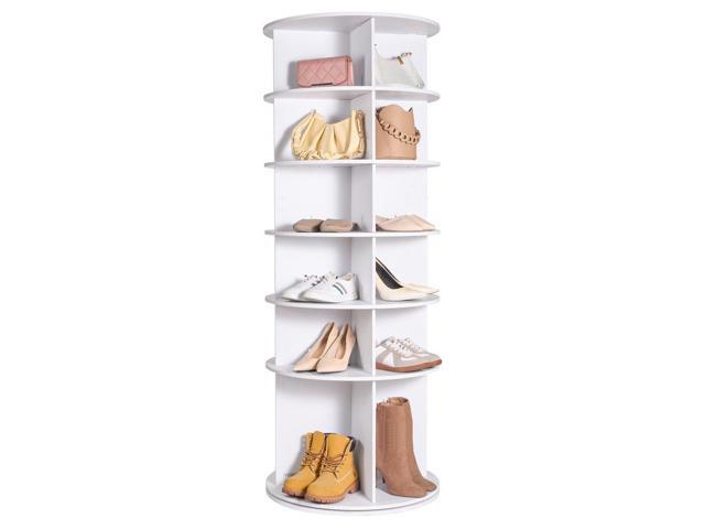 Click here for VEVOR 6 Tiers Rotating Shoe Rack Tower  360°Spinni... prices