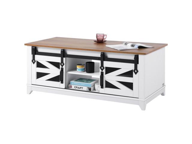 Click here for VEVOR 48 Farmhouse Coffee Table  Rectangle Coffee... prices