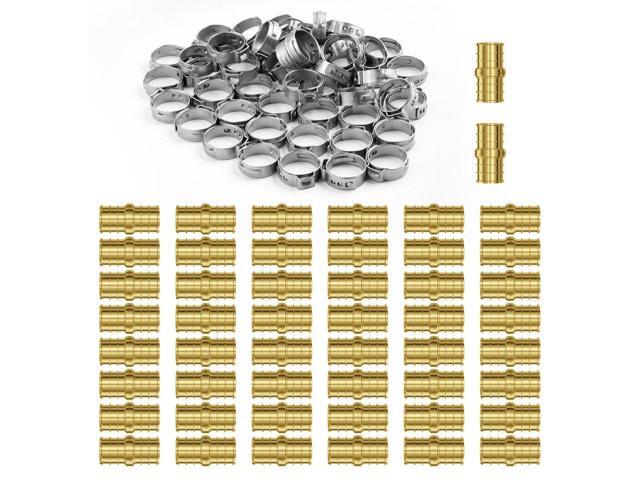 Click here for VEVOR Pipe Fittings 1/2 50PCS Brass Clamp-style St... prices