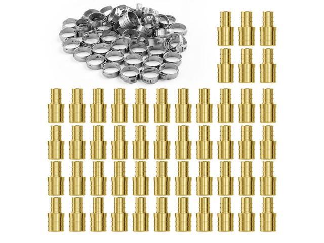 Click here for VEVOR Pipe Fittings 1/2-3/4 50PCS Brass Clamp-styl... prices