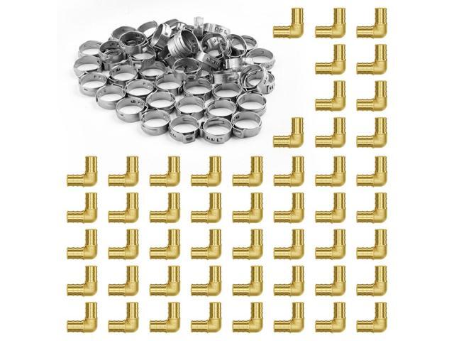 Click here for VEVOR Pipe Fittings 3/4 50PCS Brass Clamp-style El... prices