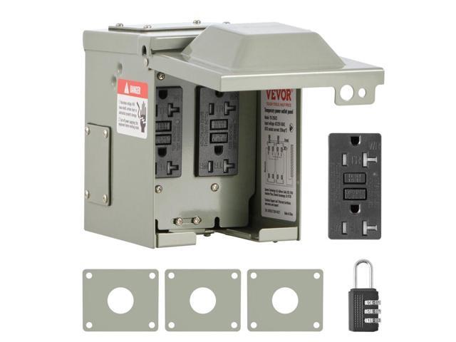 Click here for VEVOR Outdoor Electrical Outlet Box 2 20 AMP GFCI... prices