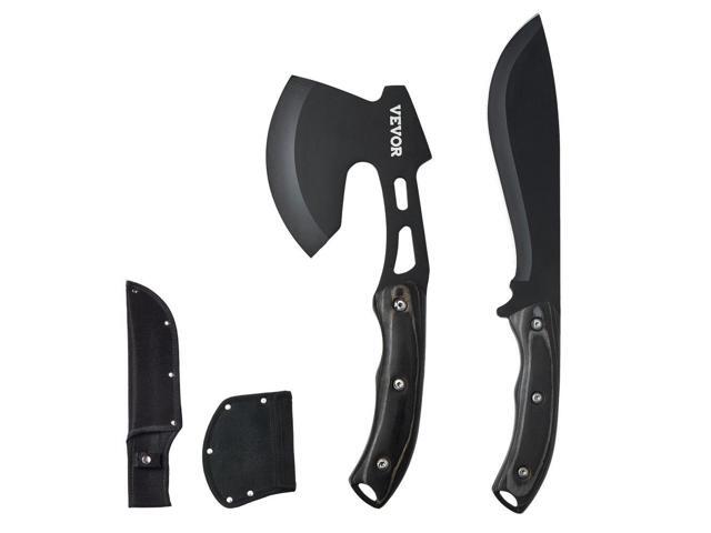 Click here for VEVOR Hunting Knife and Hatchet Axe Combo Set Shea... prices
