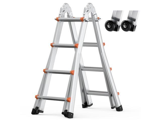 Click here for VEVOR Telescoping Ladder A Frame 15 FT Extension M... prices