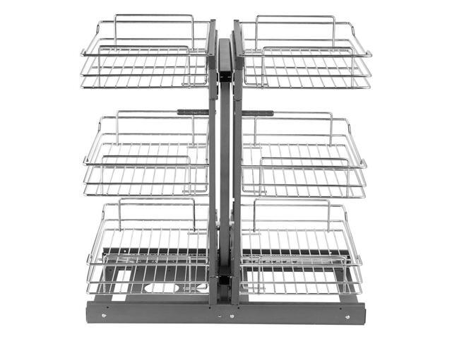 Click here for VEVOR 3 Tier 6 Shelf Blind Corner Pull Out Organiz... prices