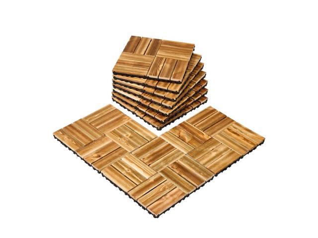 Click here for VEVOR Interlocking Deck Tiles Solid Wood 10 Pack 1... prices