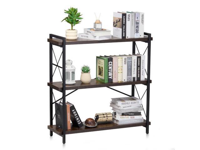 Click here for VEVOR Metal Bookshelf Rustic Bookshelf 3-Tier for... prices