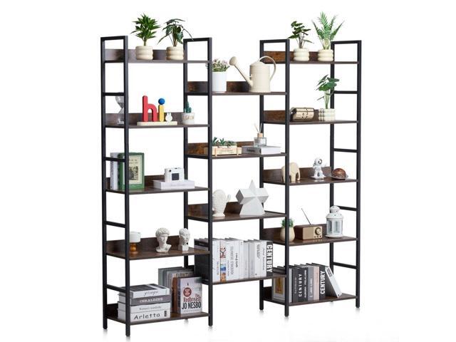 Click here for VEVOR Triple Metal Bookshelf  14-Tier Industrial B... prices