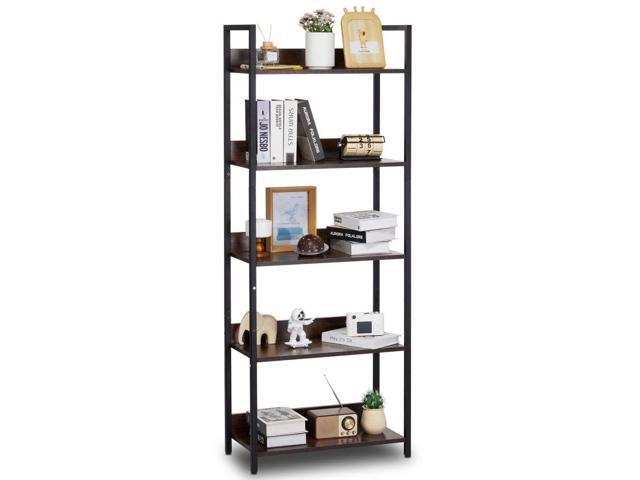 Click here for VEVOR Metal Bookshelf Open Bookshelf 5-Tier for Li... prices