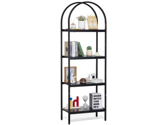 Click here for VEVOR Metal Bookshelf Rustic Bookshelf 4-Tier for... prices