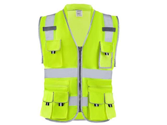 Click here for VEVOR Safety Vest Reflective Yellow Work Vest with... prices
