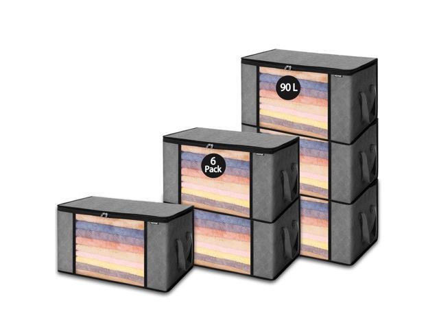 Click here for VEVOR 90L Large Storage Bags  6 Pack Clothes Stora... prices