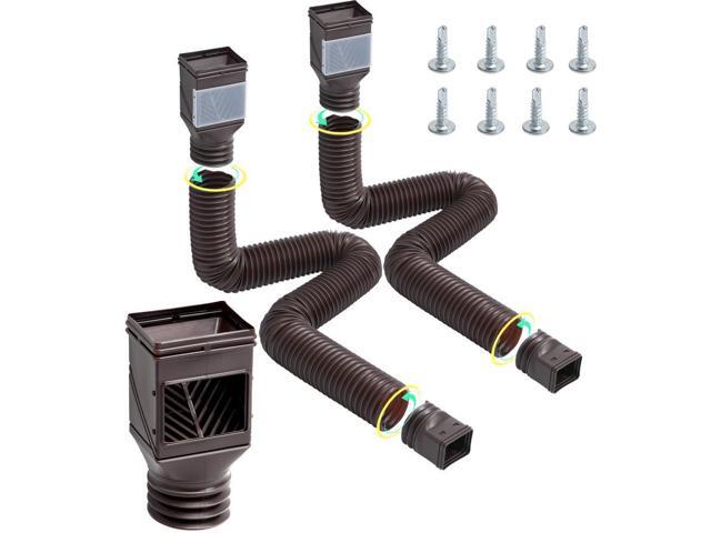 Click here for VEVOR Rain Gutter Downspout Extensions 2-Pack Flex... prices