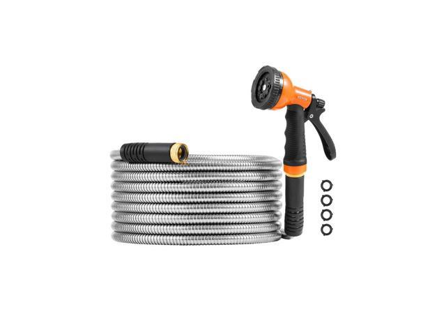 Click here for VEVOR Metal Garden Hose 25 ft  Rust Proof Stainles... prices
