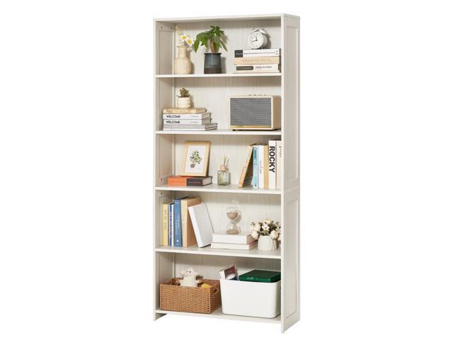 Click here for VEVOR 5 Tiers Wide Bookshelf 68 Wooden Freestandin... prices
