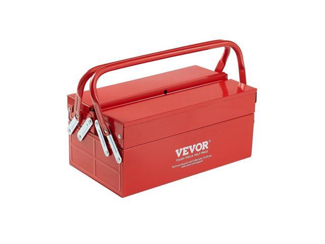 Click here for VEVOR Tool Box 14-inch 2-Tier 3-Tray Folding Canti... prices