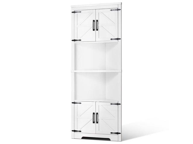 Click here for VEVOR 68 Corner Storage Cabinet with 4 Wooden Door... prices