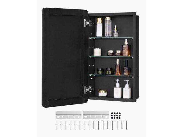 Click here for VEVOR Medicine Cabinet 16.5 x 27.5 Mirror Medicine... prices