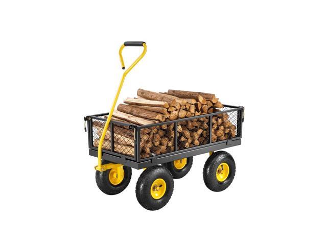 Click here for VEVOR 500 Lbs Steel Garden Cart  Heavy Duty Pullab... prices