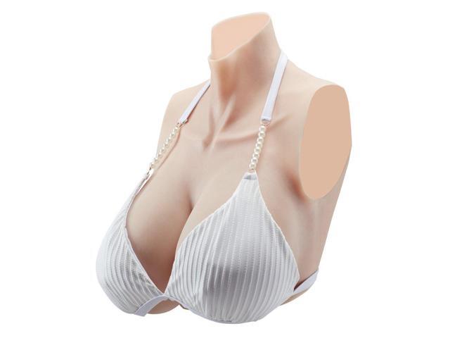 Click here for VEVOR Silicone Breastplate H-Cup High Neckline Fak... prices