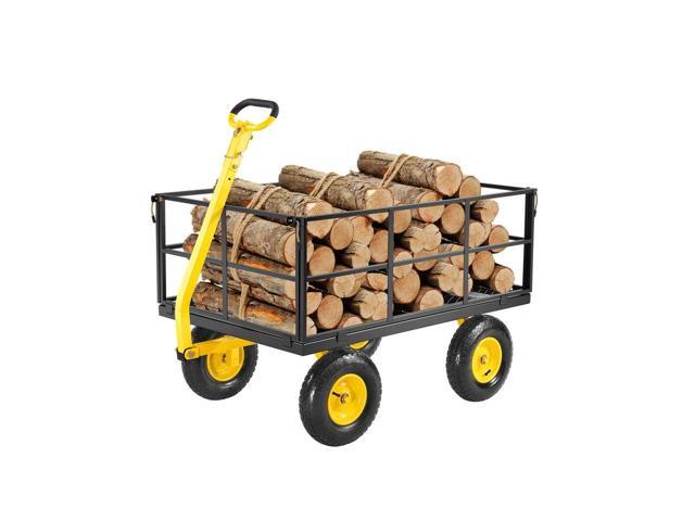 Click here for VEVOR 1400 Lbs Steel Garden Cart  Heavy Duty Pulla... prices