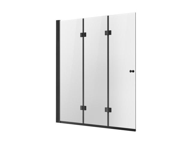 Click here for Bathtub Shower Door 51 in. W x 56 in. H Frameless... prices