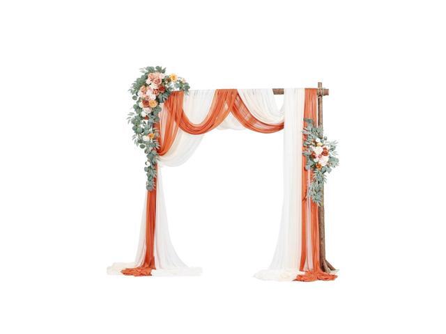 Click here for Artificial Wedding Arch Flowers Kit  Orange Weddin... prices