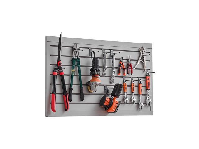 Click here for VEVOR 2 x 4 ft Slat Wall Paneling PVC Grey Garage... prices