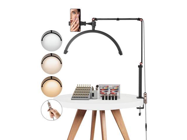 Click here for VEVOR Nail Desk Light 20 W Clip on Half Moon Lash... prices