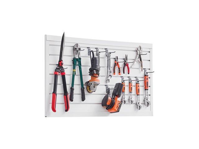 Click here for VEVOR 2 x 4 ft Slat Wall Paneling PVC White Garage... prices