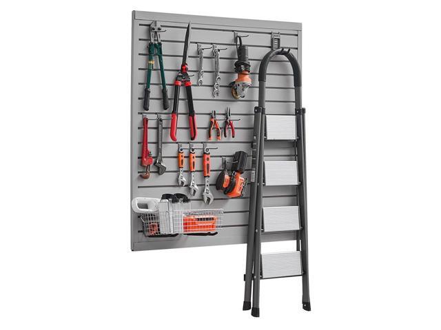 Click here for 4 x 4 ft Slat Wall Paneling PVC Grey Garage Slatwa... prices