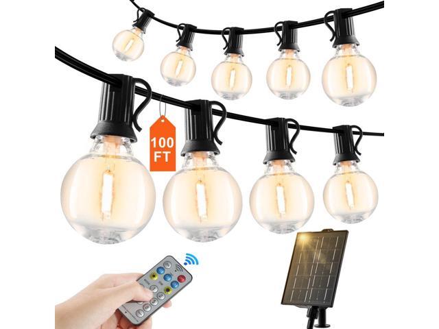 Click here for 100FT Solar LED Outdoor String Patio Lights Waterp... prices