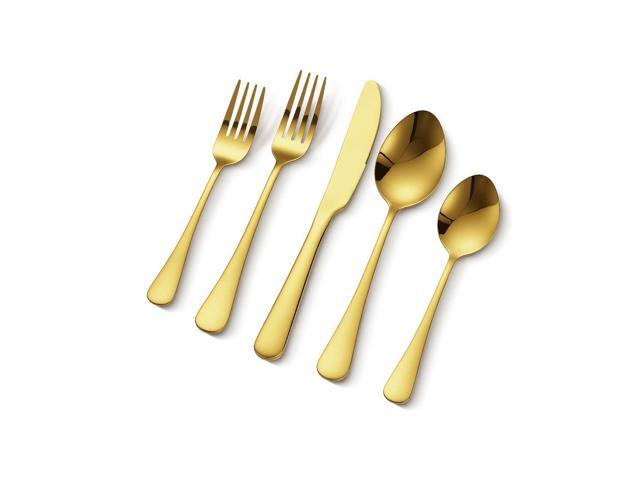 Click here for VEVOR 60-Piece Gold Silverware Set  Food-Grade Sta... prices