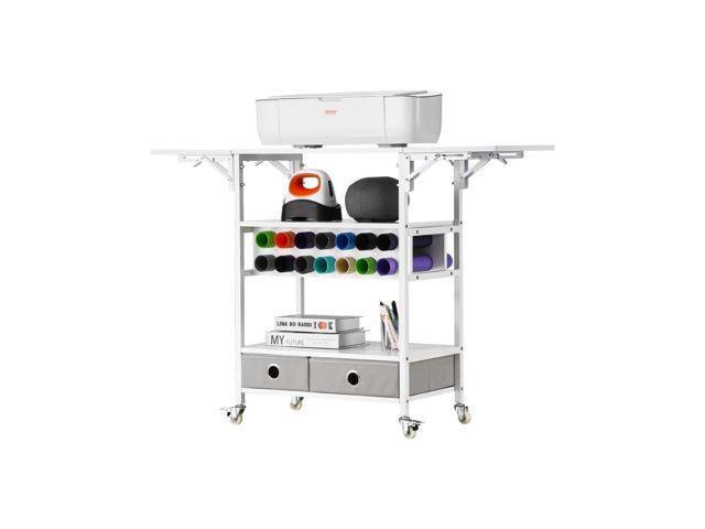 Click here for VEVOR Rolling Craft Cart and Storage Table 14 Viny... prices