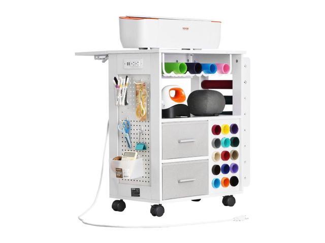 Click here for VEVOR Rolling Craft Cart and Storage Table with 15... prices