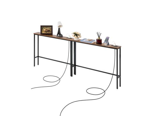 Click here for VEVOR Narrow Console Table  2 Pack Behind Couch Sh... prices