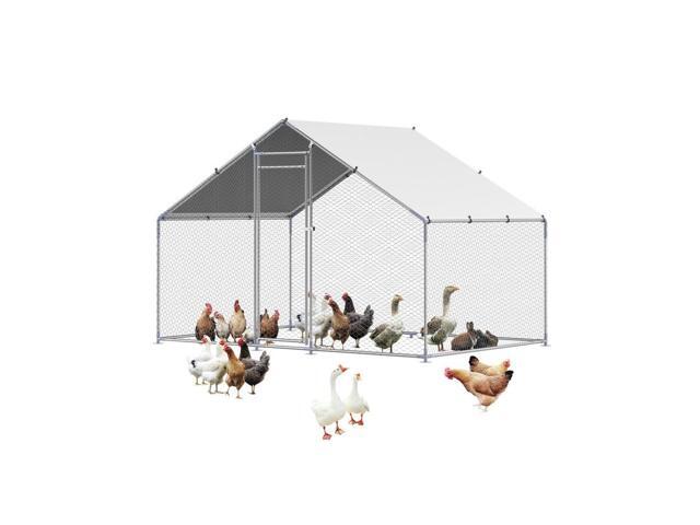 Click here for VEVOR Metal Chicken Coop 9.8x6.5x6.5ft Walk-in Chi... prices