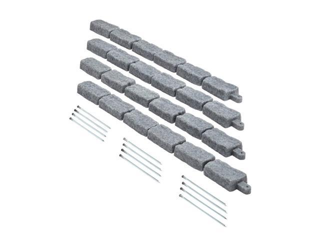 Click here for Fake Stone Landscape Edging 46.2 x 2.2 in Garden L... prices
