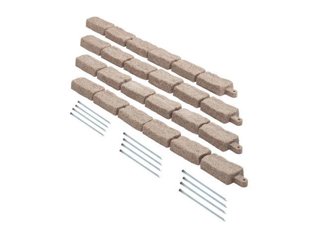 Click here for VEVOR Faux Stone Landscape Edging 46.2 x 2.2 in Ga... prices