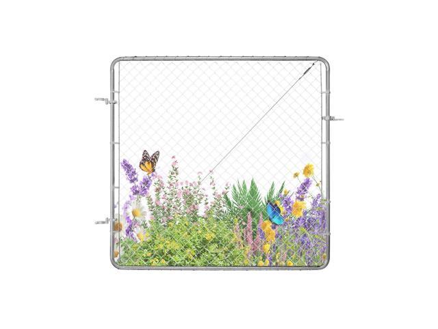 Click here for VEVOR Chain Link Fence Gate Fit 3x4 ft Garden Fenc... prices