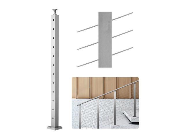 Click here for VEVOR Cable Railing Post 42x2x2 Inch with 30° Angl... prices
