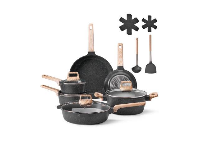Click here for VEVOR 17 Piece Pots and Pans Set Granite Nonstick... prices