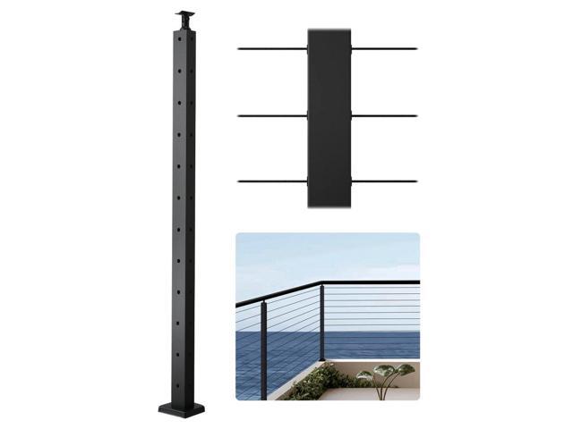 Click here for VEVOR Cable Railing Post  42x1x2 Inch Corner Raili... prices