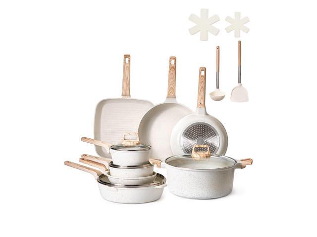 Click here for VEVOR 19 Piece Pots and Pans Set Granite Nonstick... prices