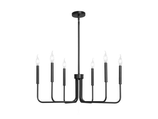 Click here for VEVOR 6-Light Chandelier Black Modern Chandelier A... prices